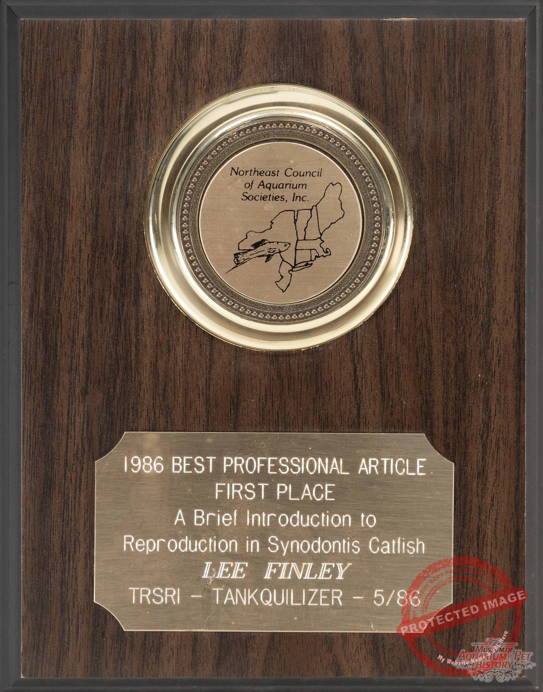 Lee Finley Awards | The Museum of Aquarium and Pet History