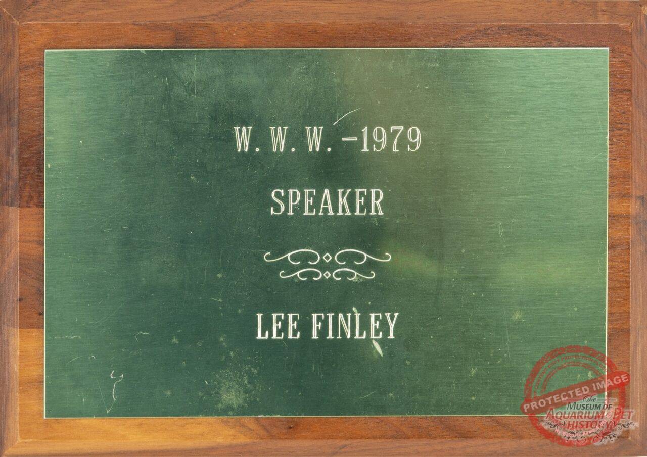 Lee Finley Awards | The Museum of Aquarium and Pet History